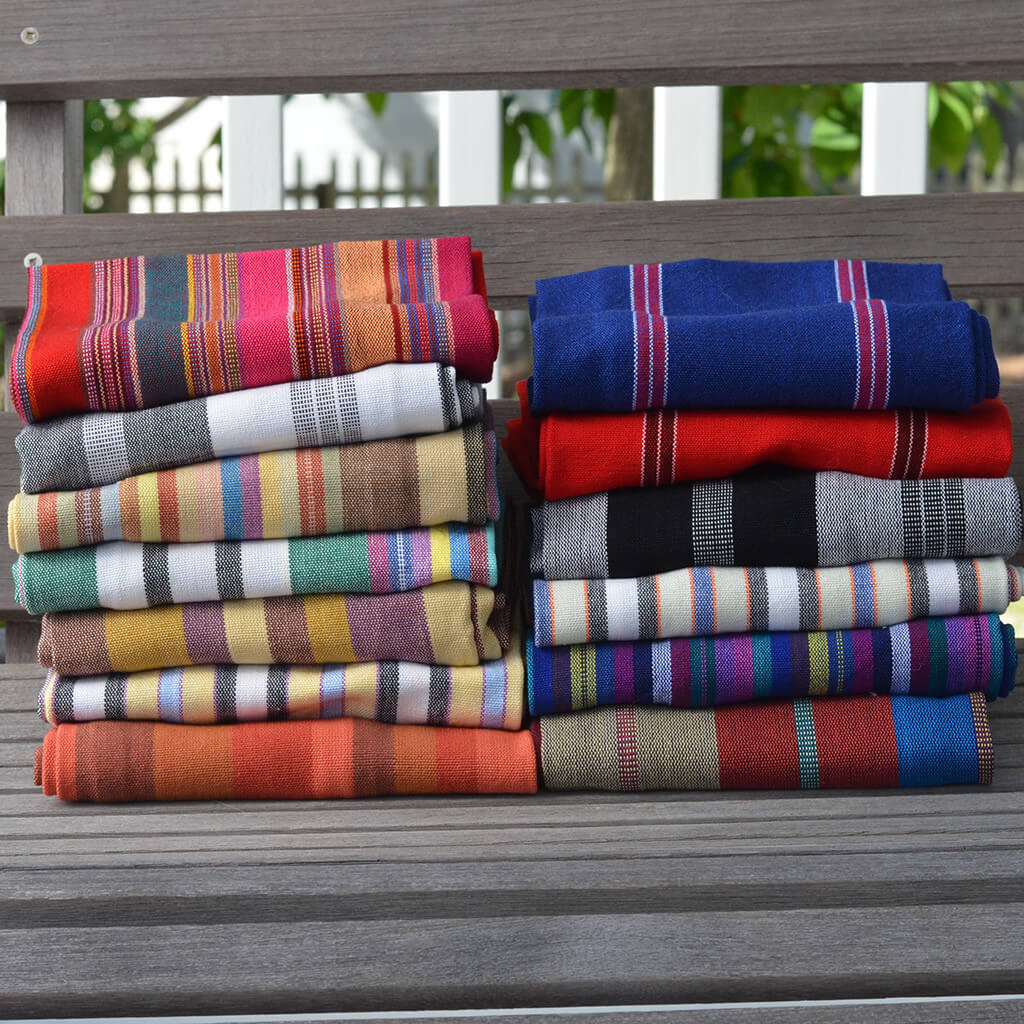 Hand woven Dish Towels & Dish Cloths Benefit Women Mayamam Weavers