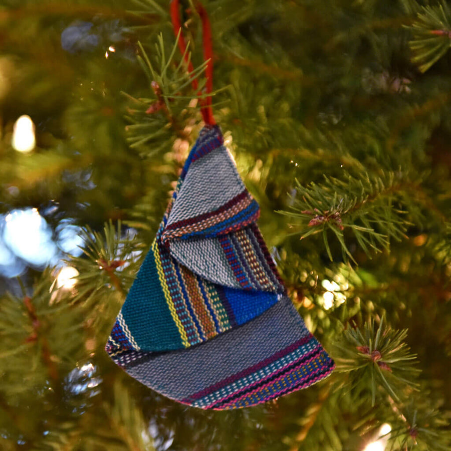 Christmas Ornaments | Origami Folded Trees - Mayamam Weavers